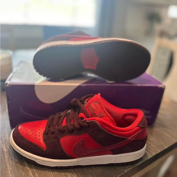 Nike | Shoes | Nike Sb Dunk Low Cherry | Poshmark